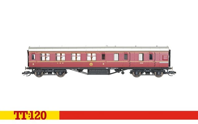 BNIBATT4009 HORNBY TT120 Gauge LMS 57' Brake Third Coach No.5832 £12.99 ...