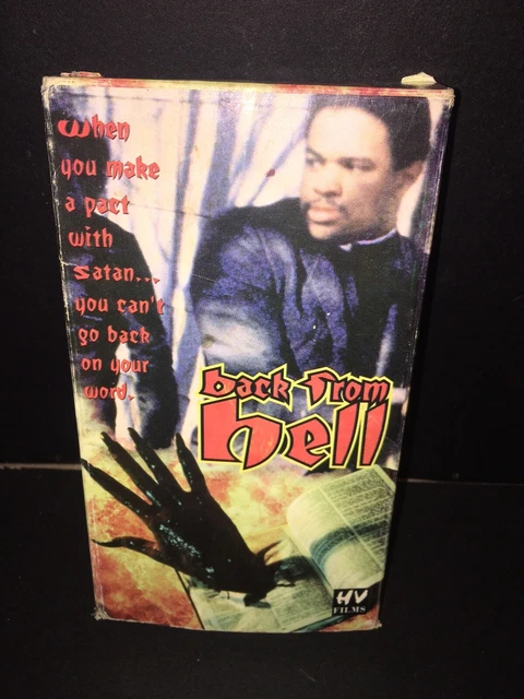 VHS BACK FROM Hell HV Films 1997 RARE Horror Tested HTF Gory Screening ...