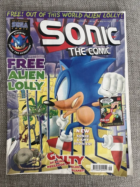 SONIC THE HEDGEHOG - Sonic The Comic UK - Sega / Fleetway Issue No. 95 ...