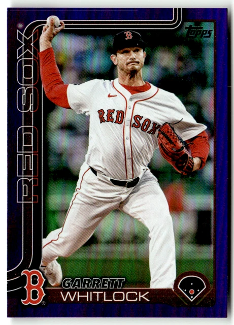 TOPPS SERIES TWO MLB Baseball 2025 N º 482 Garrett Whitlock Púrpura 60/ ...
