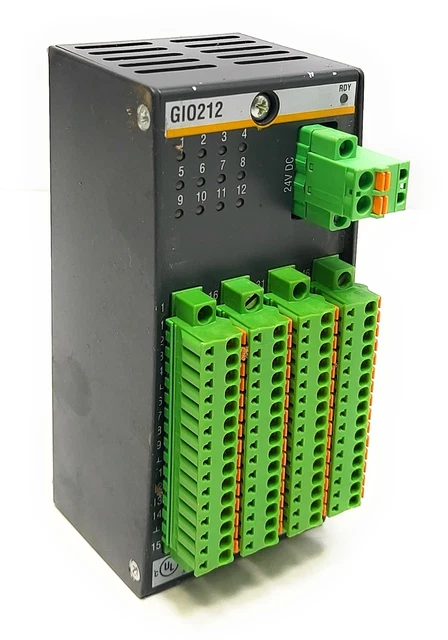 BACHMANN GIO212 UNIVERSAL Input/Output I/O PLC Module 12-Channel $326. ...
