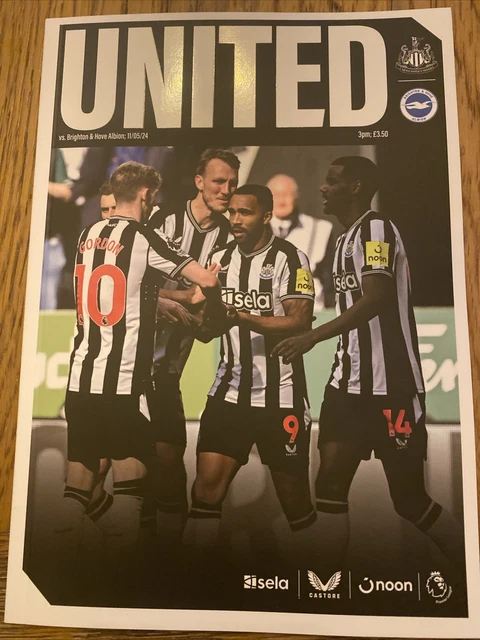 NEWCASTLE UNITED V Brighton 23/24 Season Premier League Match Day ...