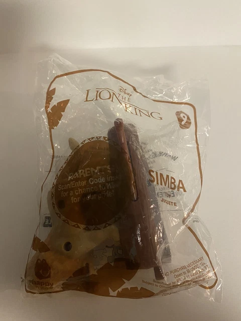 MCDONALDS THE LION King SIMBA #9 McDonald's 2019 Happy Meal Toy NIP ...