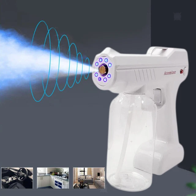 NANO SANITIZER SPRAYER 800ml Disinfectant Fogger Spray Gun Home Office ...