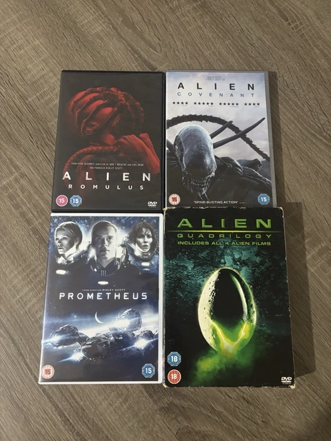 ALIEN 1 2 3 4 5 6 and Alien Romulus DVD Collection. UK Region 2 PAL NEW ...