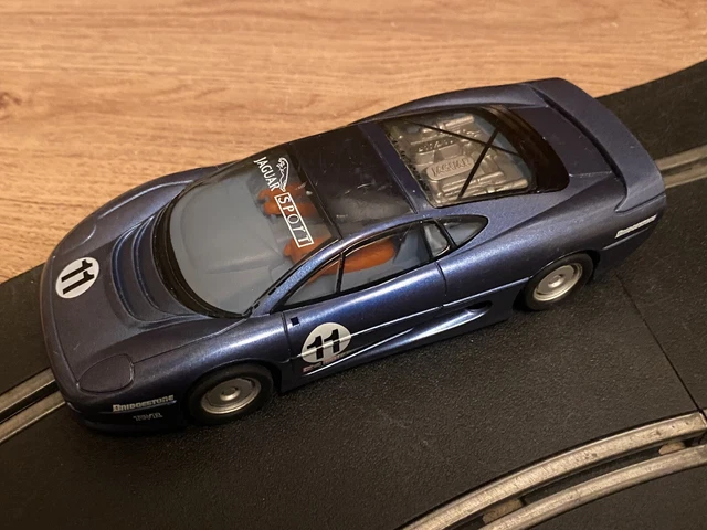 RARE VINTAGE SCALEXTRIC Jaguar XJ220 Le Mans touring car # 11 - fast ...