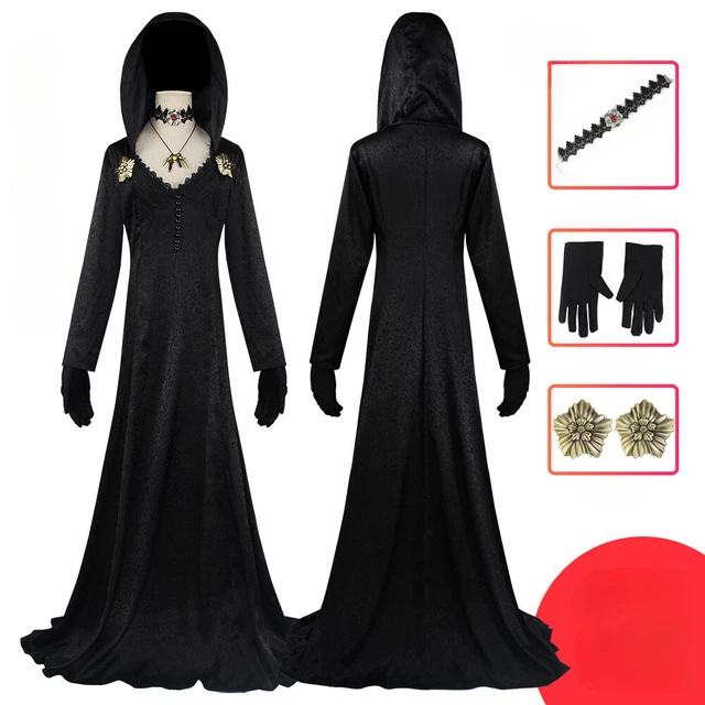 RESIDENT EVIL VILLAGE Cosplay Costume Vampire Lady Daniela Halloween ...