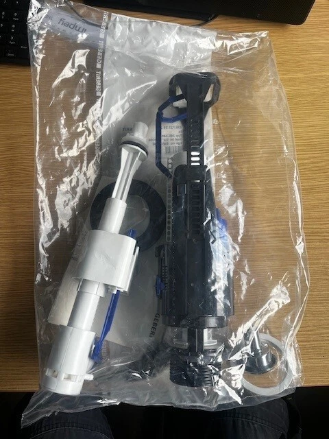 GEBERIT DUAL FLUSH Cistern Valve & Push Button Inc Inlet Valve 236.723 ...