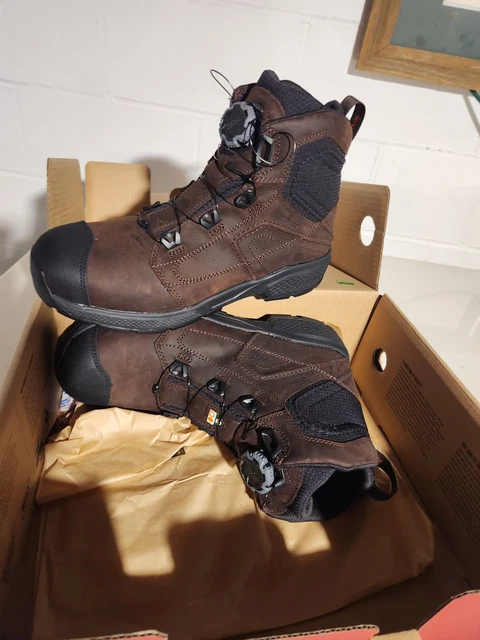 RED WING 2452 Exos Lite Men's Safety Toe Boots 10.5 D 6-inch Waterproof ...