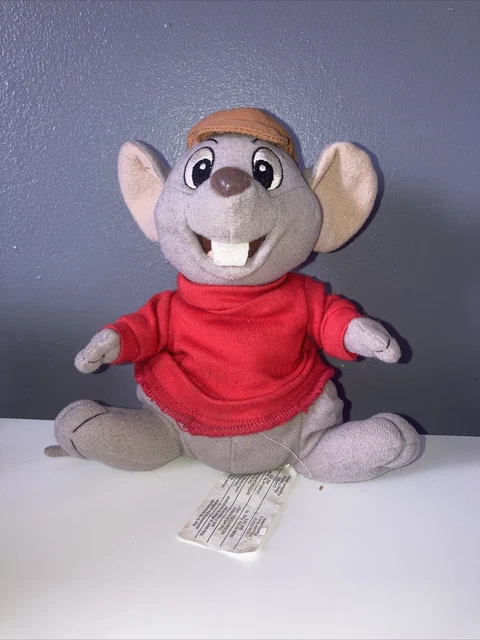 DISNEY STORE THE Rescuers Plush Soft Toy Rare Collectable Bernard Mouse ...