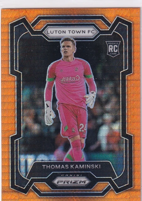 PANINI PRIZM 2023-24 Premier League Nr. 299 Thomas Kaminski Rookie ...