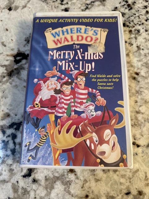 WHERE'S WALDO? THE Merry X-Mas Mix-Up VHS Video Tape 1992 Christmas ...