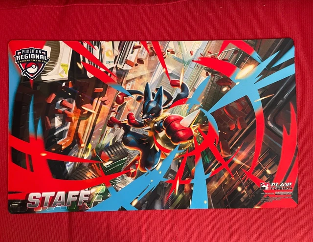 PLAYMAT POKEMON STAFF Regions 2026 - Mega Lucario £52.68 - PicClick UK