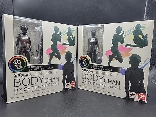 BANDAI S.H.FIGUARTS WOMAN Female Body Chan DX Set Solid Black Color ...