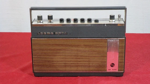 LOEWE OPTA T 46 de Luxe Transistor-Koffer-/ mobile-Radio von 1971 ...