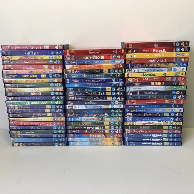 DISNEY DVD BUNDLE 68 x Children's Family, Kids, Job Lot Disney (7kg) EUR 48,97 - PicClick IT