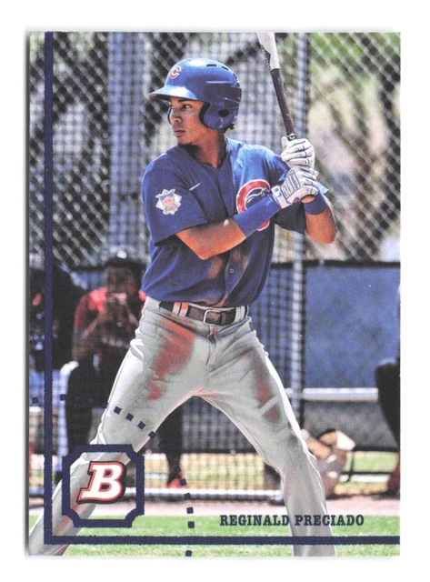 2022 BOWMAN HERITAGE Reginald Preciado Prospects BHP-77 Chicago Cubs ...