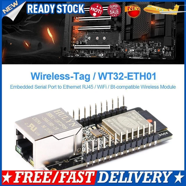 WT32-ETH01 WIRELESS MODULE Durable Network Combo Gateway Part Board ...