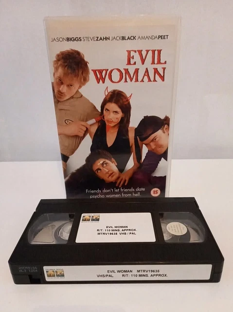 EVIL WOMEN VHS Sample Tape - Rare Promo Version Big Box £4.99 - PicClick UK