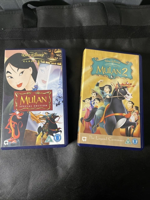 DISNEY MULAN & Mulan 2 VHS Video Tapes, 2004, Vintage Music Adventure Duo £9.00 - PicClick UK