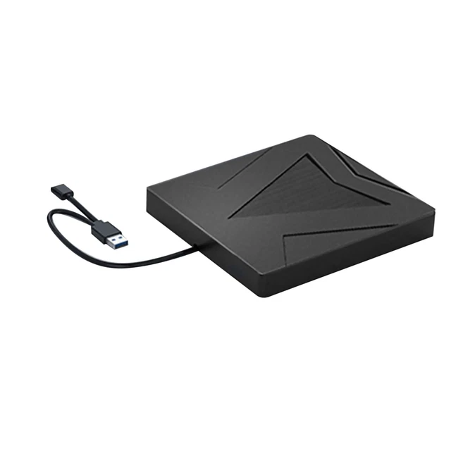ULTRA-THIN EXTERNAL USB 3.0 DVD Drive USB-C&USB-A Plug-N-Play Drive For ...