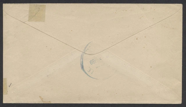 1894 JNA MCCONVILLE Avocat Cover Joliette PQ to California #41 3c SQ ...