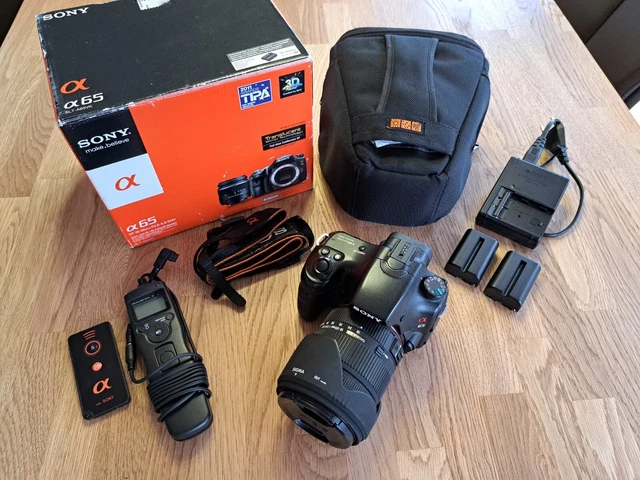 SONY ALPHA 65 - SLT-A65VK + Sigma 18-125/f3.8-5.6 - DSLR ...