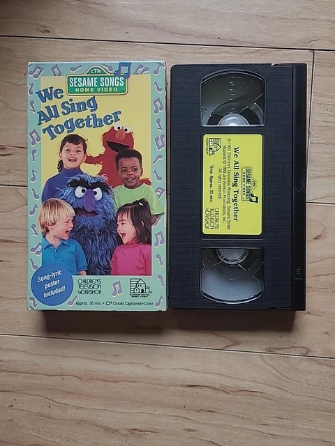 SESAME STREET VINTAGE VHS Tape We All Sing Together 1993 £13.91 ...