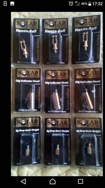 SOLAR 24CT GOLD plated bobbins £100.00 - PicClick UK