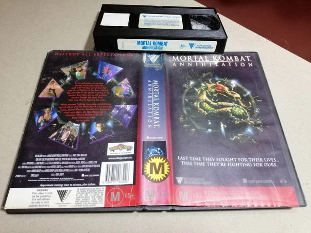 MORTAL KOMBAT ANNIHILATION (1997) - RARE Oz Roadshow VHS Issue - ACTION ...
