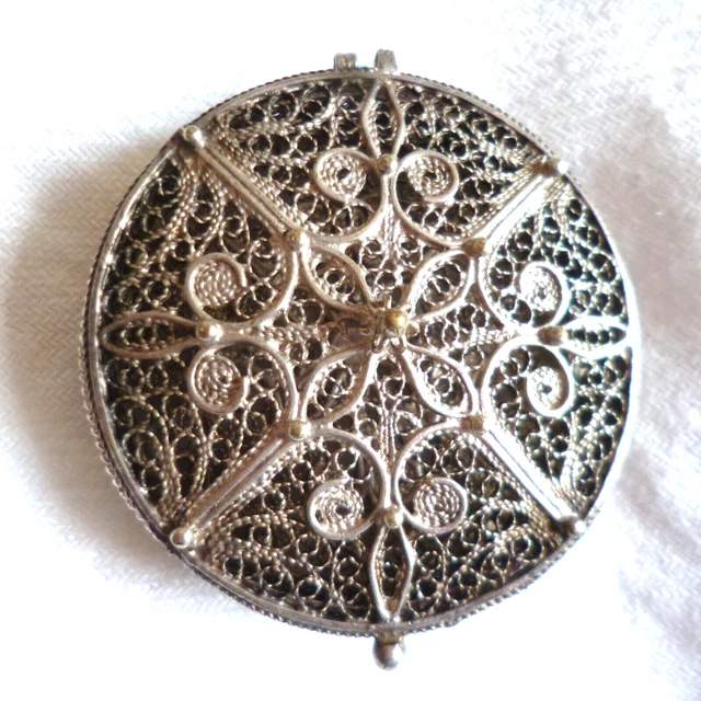 ANCIENNE PETITE BOITE en argent FILIGRANNE Vintage EUR 15,00 - PicClick FR