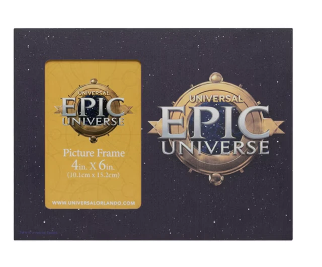 CADRE PHOTO LOGO Universal Studios Epic Universe Neuf Avec Étiquette ...