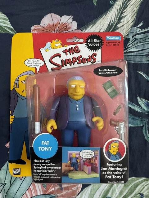 FIGURA INTERACTIVA THE Simpsons Fat Tony - World Of Springfield ...