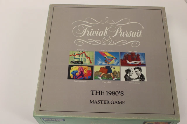 TRIVIAL PURSUIT THE 1980's Master Game, complete set £9.44 - PicClick UK
