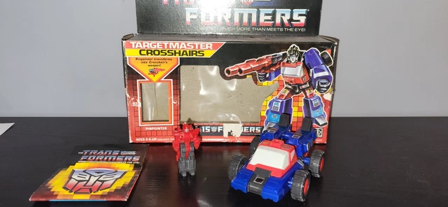 TRANSFORMERS G1 TARGET Master Crosshairs complete figure Autobot Hasbro ...