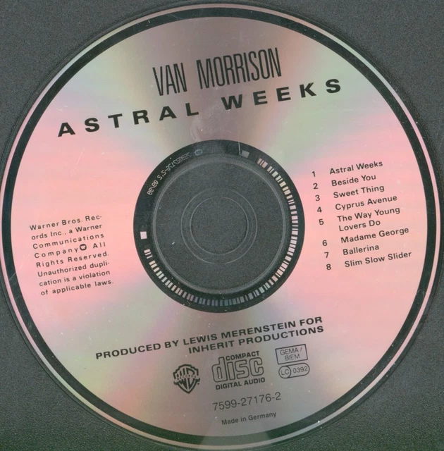 VAN MORRISON ASTRAL Weeks CD Germany Warner Bros 246024 EUR 5,80 ...