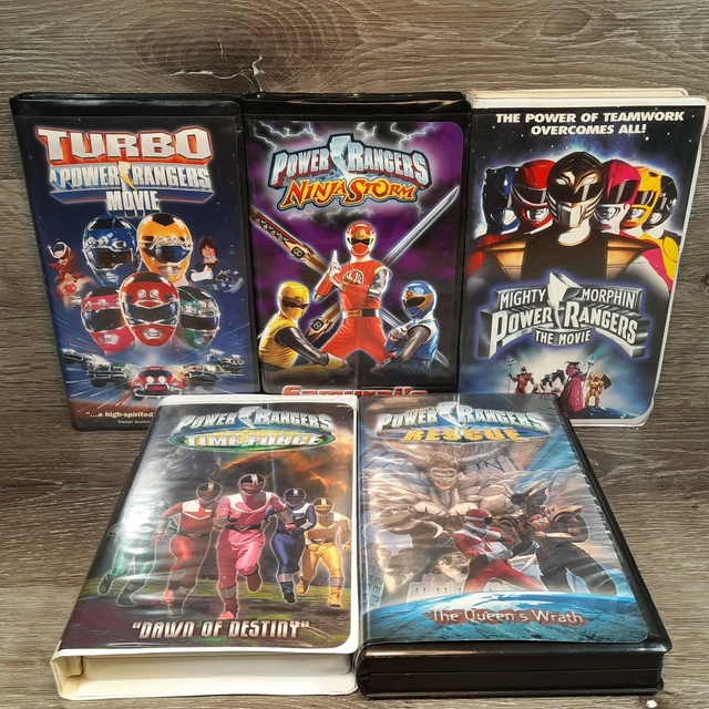 VINTAGE POWER RANGER VHS Tapes/Movie Lot of 5 £14.62 - PicClick UK