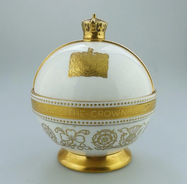 VINTAGE LTD ED Minton Orb Commemorate the Crowning of QEII John ...