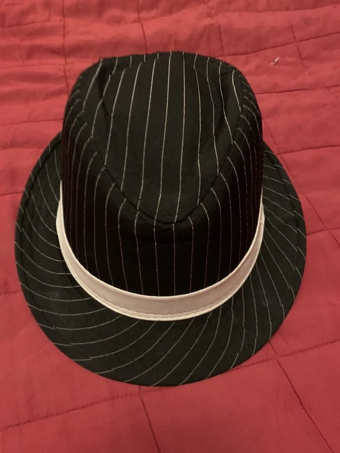 Adult Gangster Hat 1920s Fancy Dress Trilby Al Capone Gatsby Costume