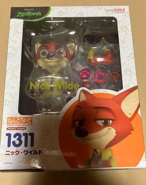 ZOOTOPIA NICK WILDE Nendoroid Figure nuovo sigillato giocattolo da ...