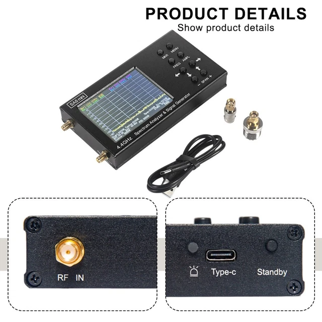 MINI WIRELESS SIGNAL Tester SA6 with Frequency Range from 35M to ...