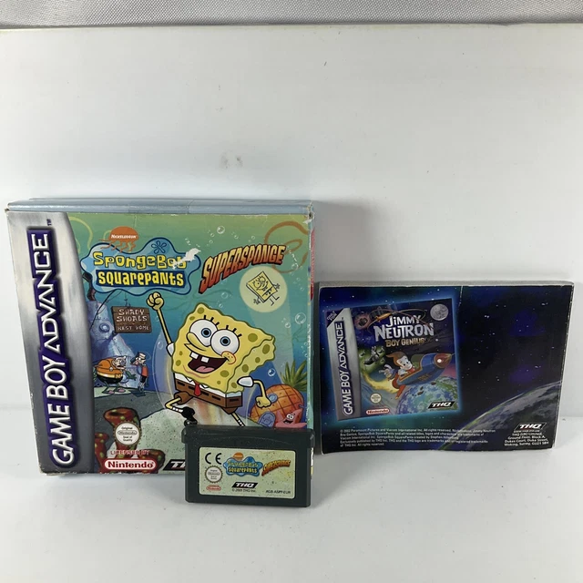 SPONGEBOB SQUAREPANTS SUPERSPONGE Game Boy Advance (GBA) Completo IN ...