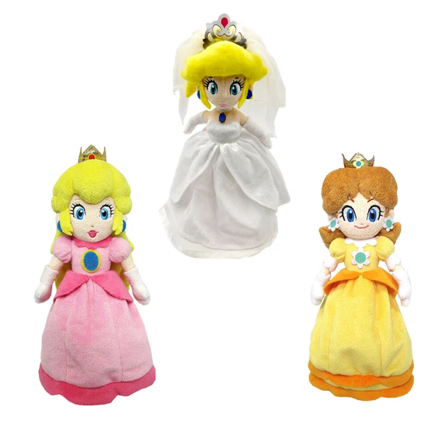 Super Mario Bros Princess Peach Rosalina Daisy Plush Toy Doll T