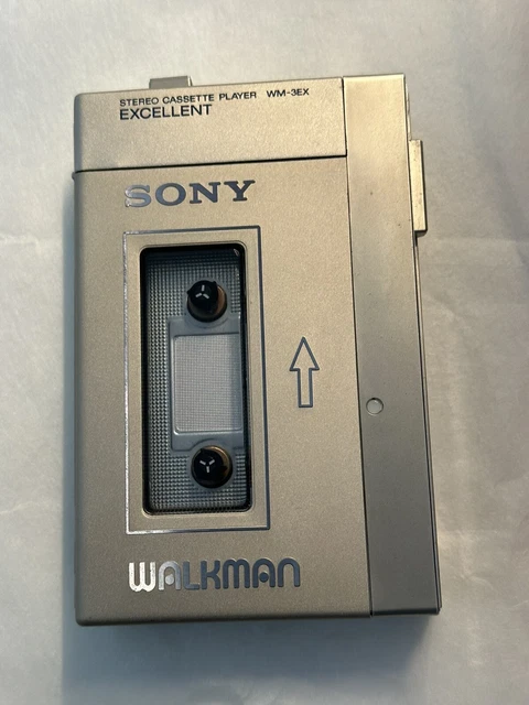 RARE SONY WALKMAN Excellent Cassette Player WM-3EX With Box Tested and ...