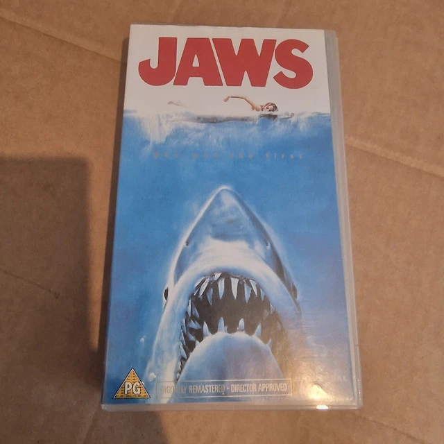 JAWS VHS PAL Video Tape CIC Certificate PG Classic Spielberg EUR 9,18 ...