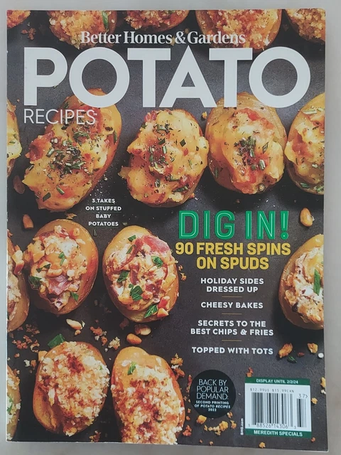 BETTER HOMES & Gardens Magazine POTATO RECIPES - 90 Fresh Spins On ...