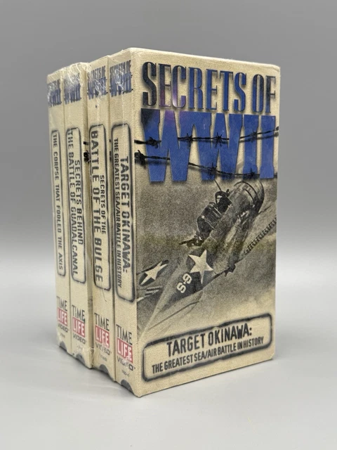 SECRETS OF WORLD War 2 WWII Time Life Educational VHS Collection SEALED ...