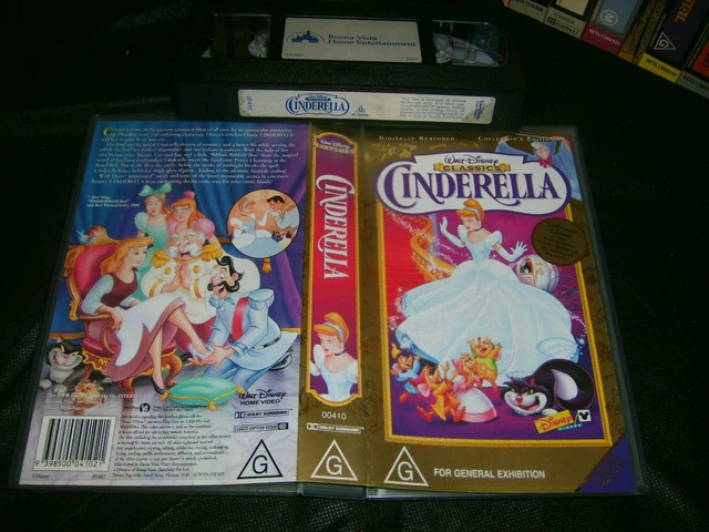 Walt Disney Classics Cinderella Rare Australian Limited Release 2109