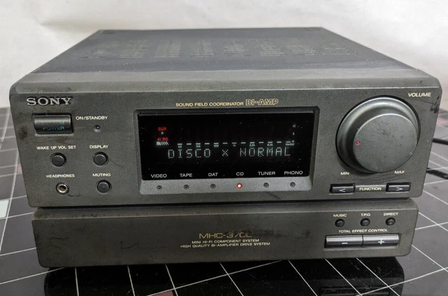SONY HIGH STANDARD Mini Hi-Fi System MHC-3700 Integrated Stereo ...
