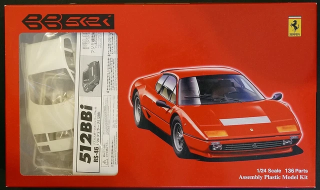 FUJIMI 1/24 FERRARI BB512i RS-46 scale model kit $64.80 - PicClick
